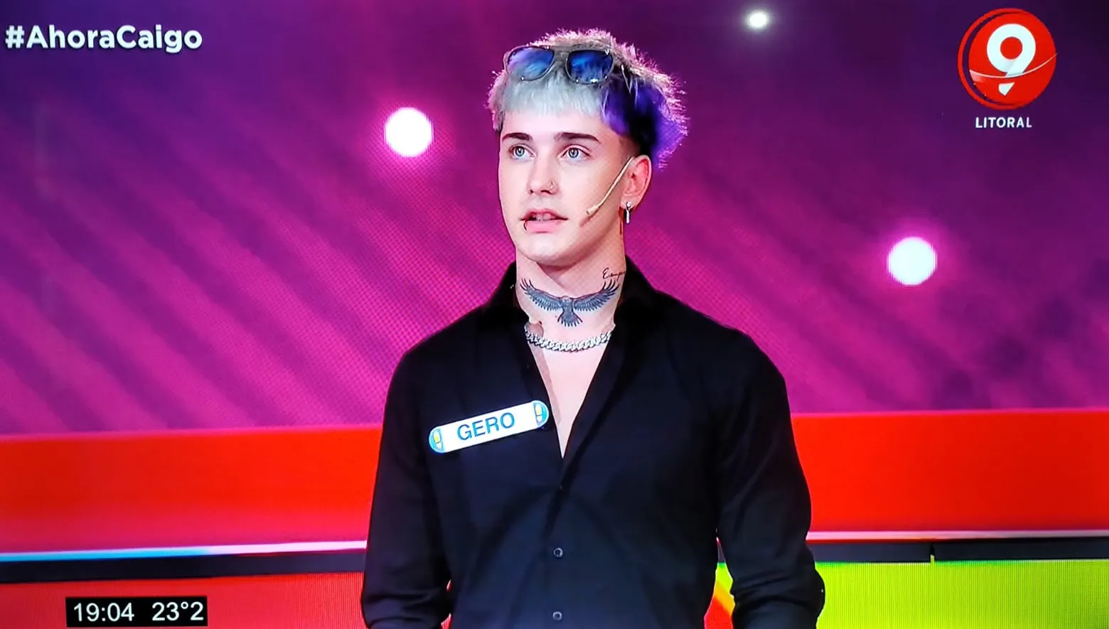 El tiktoker Gero Laiker participó del programa de TV “Ahora Caigo”